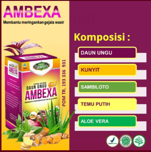 Pengalaman Beli Ambexa Obat Wasir / Ambeien Kapsul Ekstrak AMBEXA